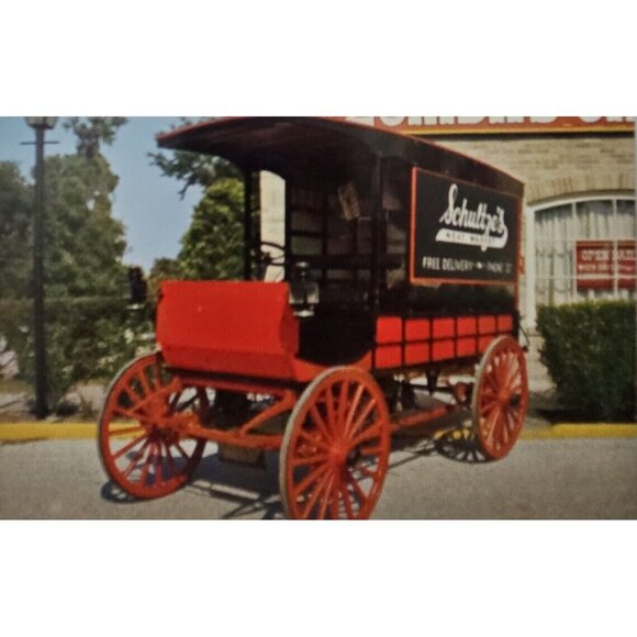 Office | 196 Mcintyre Butcher Wagon Postcard W O Cooper Cars Of ...